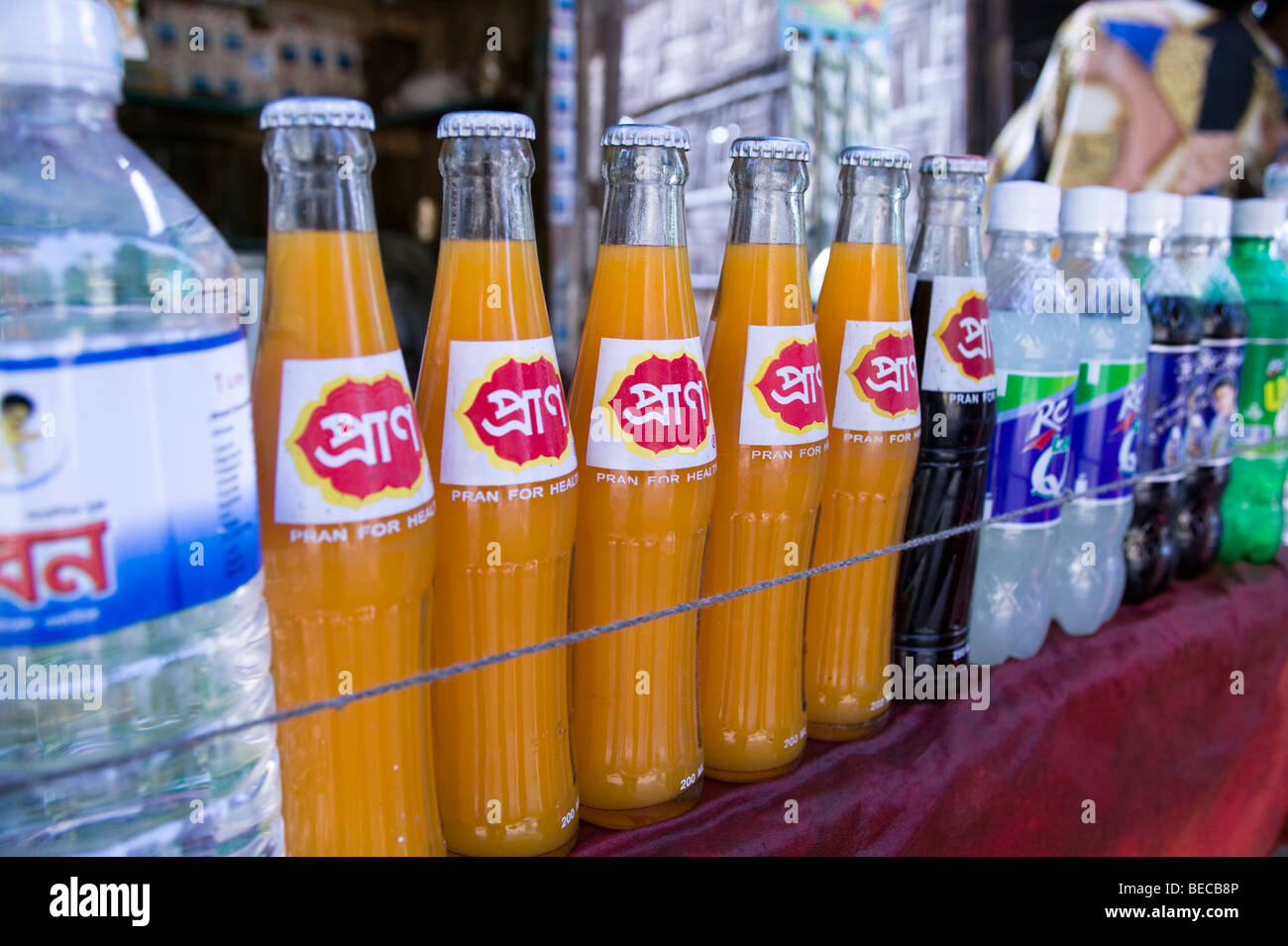 Soda bottles Bangladesh Stock Photo - Alamy