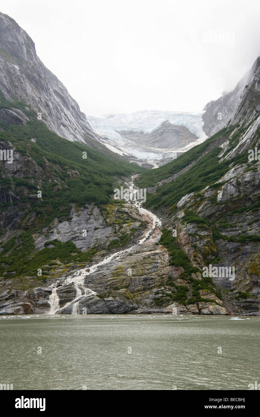 Trogtal, glacial grinding, Endicott Arm, Inside Passage, Southeast ...