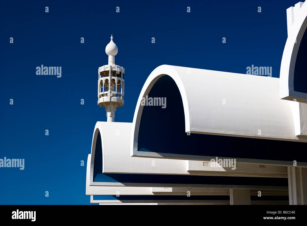 Airport terminal and control tower, Sharjah, United Arab Emirates Stock ...