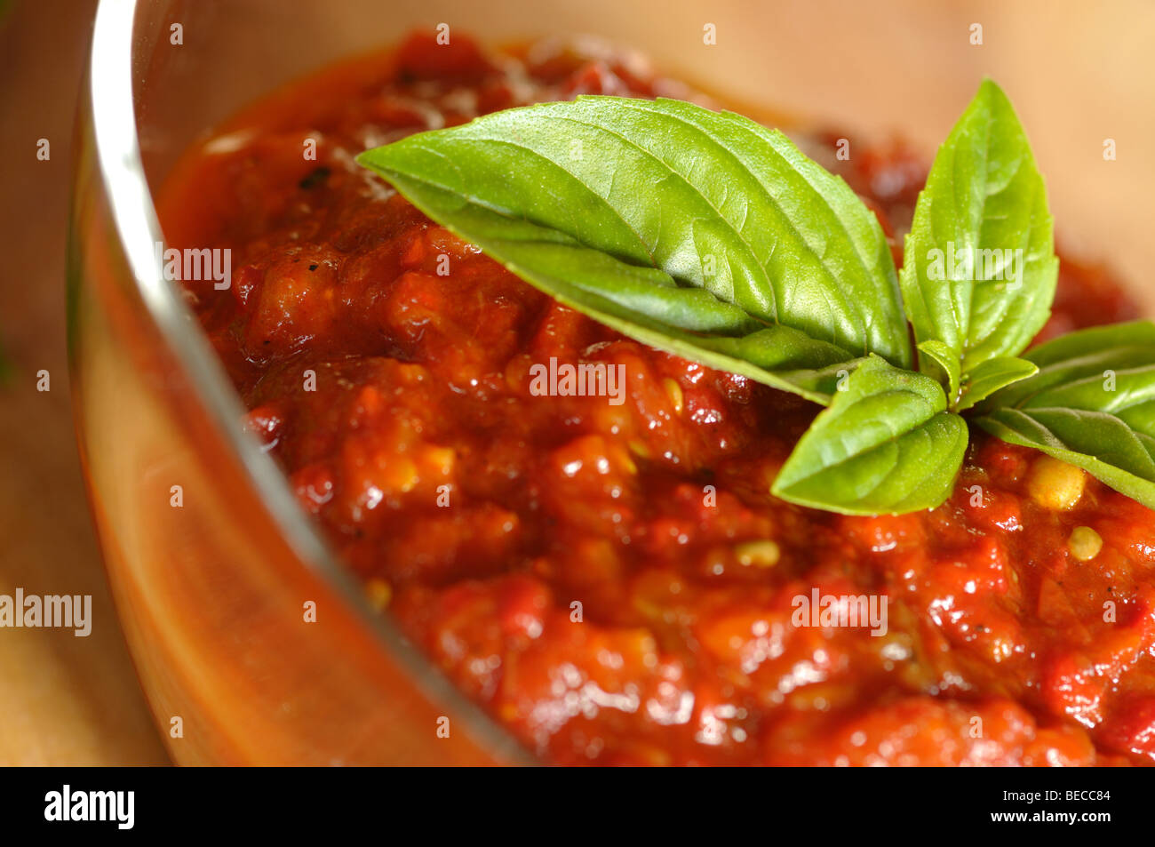 Traditional pepper relish from the Balkans Stock Photo - Alamy