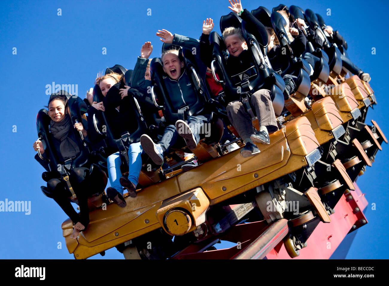 Demon roller coaster in tivoli hi-res stock photography and images - Alamy