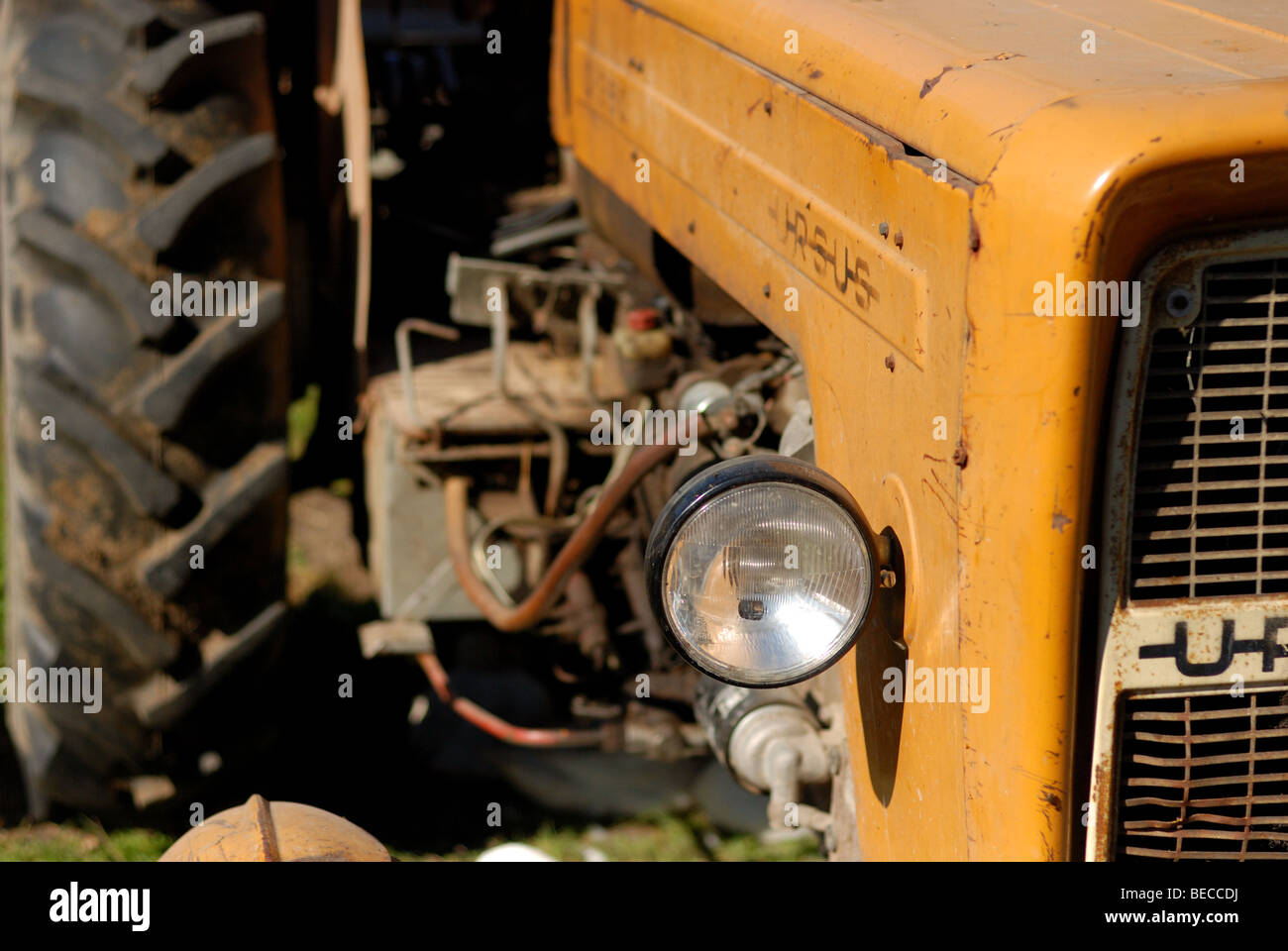 Old polish tractor in a bad condition Stock Photo - Alamy