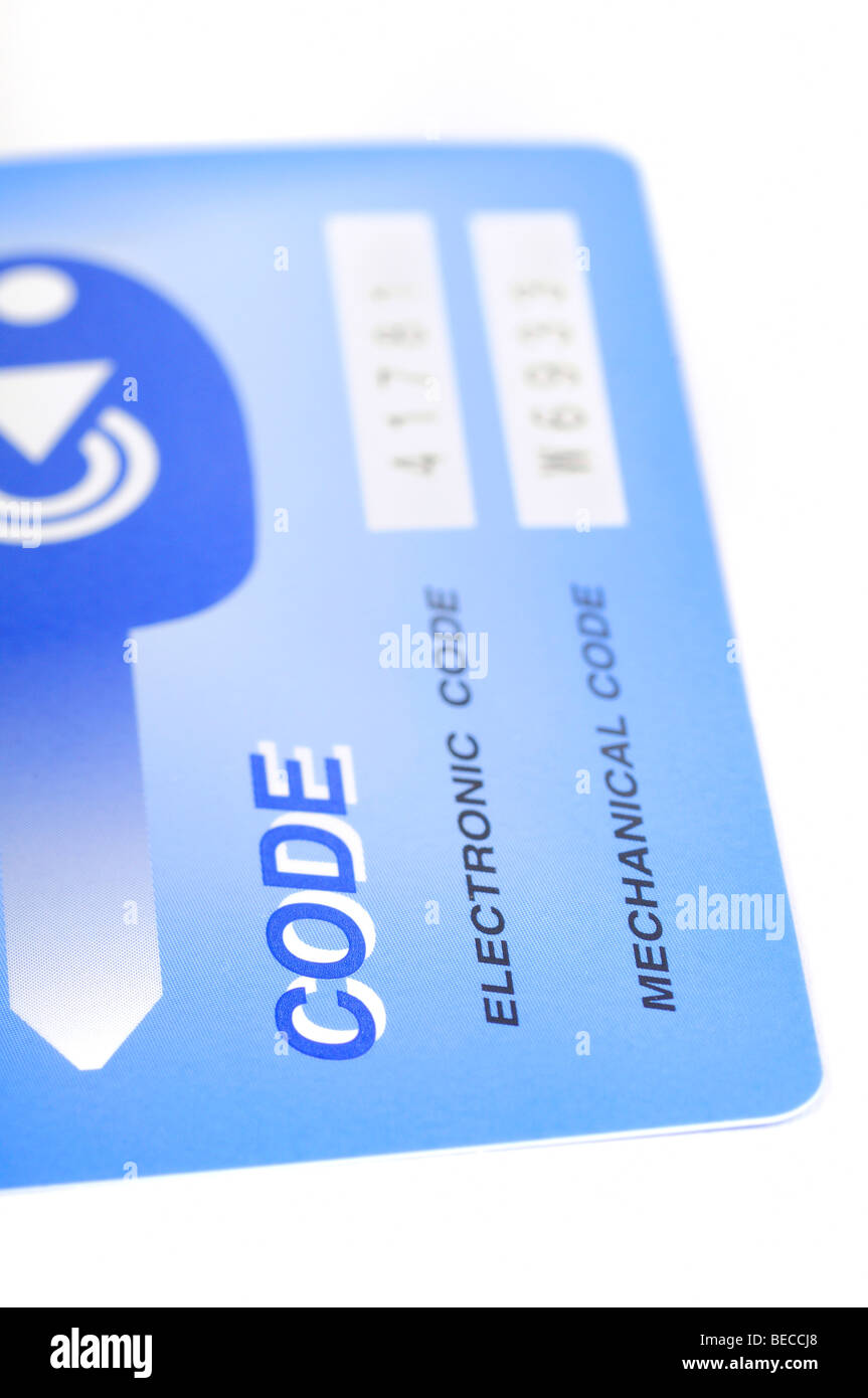 Codekarte hi-res stock photography and images - Alamy
