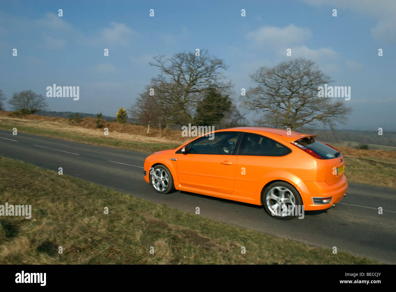 Orange ford focus st hi-res stock photography and images - Alamy