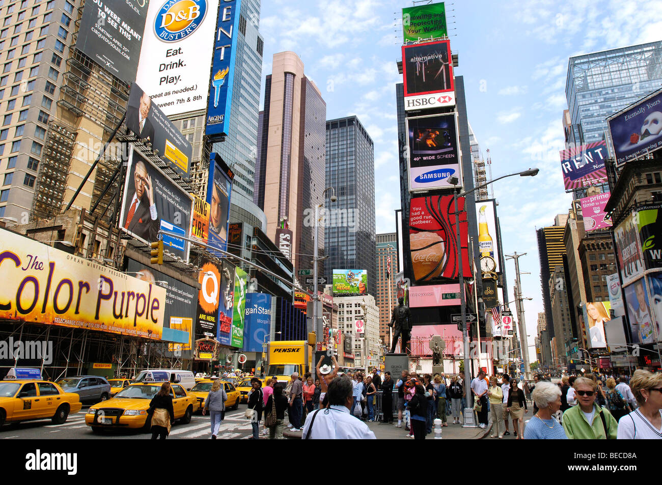 Time Square in Manhattan, New York, USA Stock Photo - Alamy