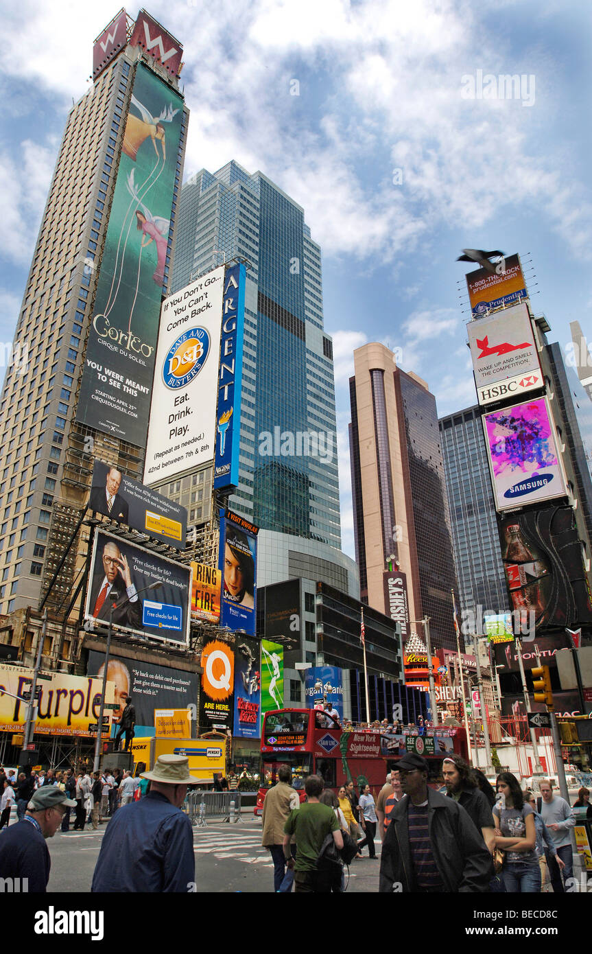 Time Square in Manhattan, New York, USA Stock Photo - Alamy