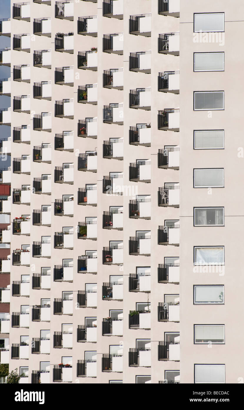 Telephoto on a wall in a high-rise building Stock Photo - Alamy