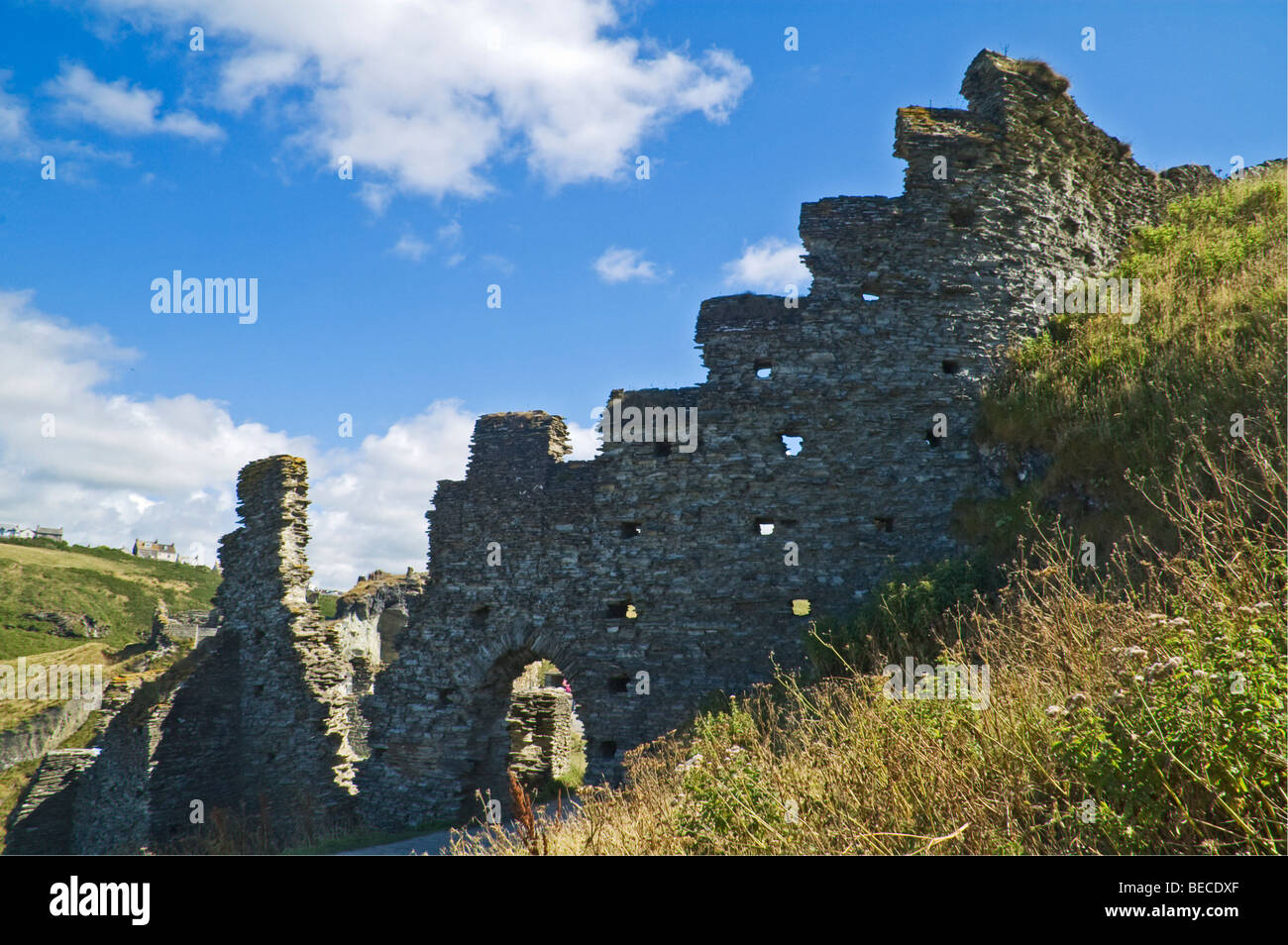 King Arthur's Castle, Tintagle, Cornwall, South England, England ...