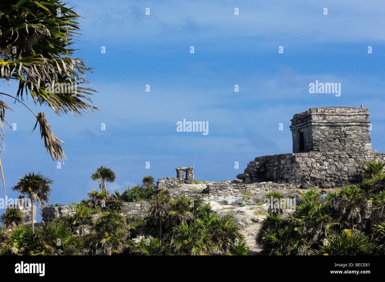 Mayan ruins of Tulum (1200-1524). Tulum. Quintana Roo state. Mayan ...