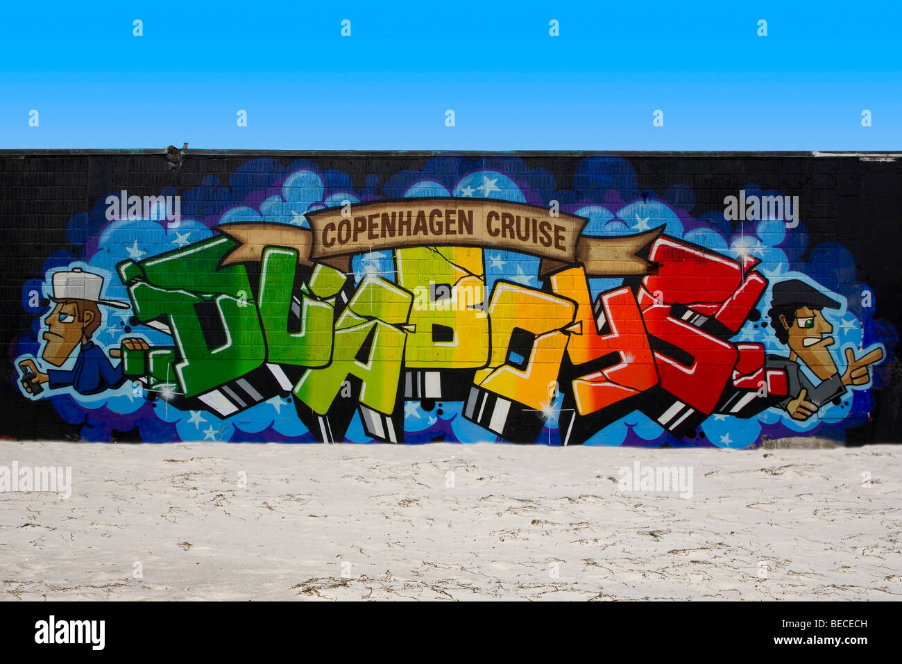 Graffiti strand hi-res stock photography and images - Alamy