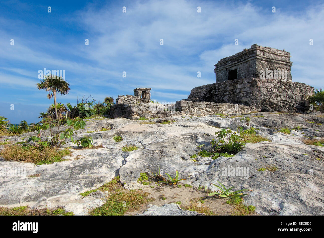 Mayan ruins of Tulum (1200-1524). Tulum. Quintana Roo state. Mayan ...