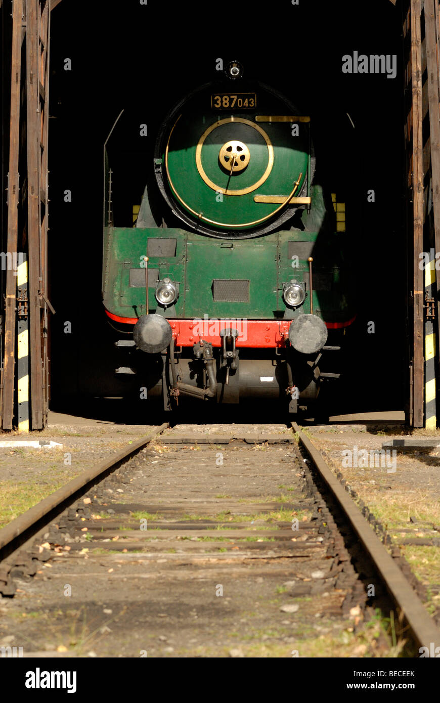 Steam Locomotive coal tank engine railway Stock Photo - Alamy