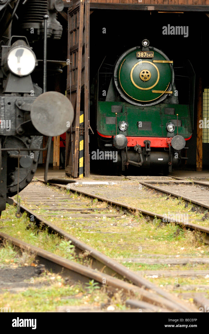 Steam Locomotive coal tank engine railway Stock Photo - Alamy