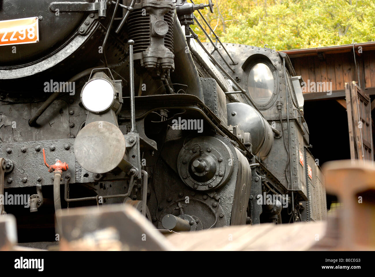 Steam Locomotive coal tank engine railway Stock Photo - Alamy