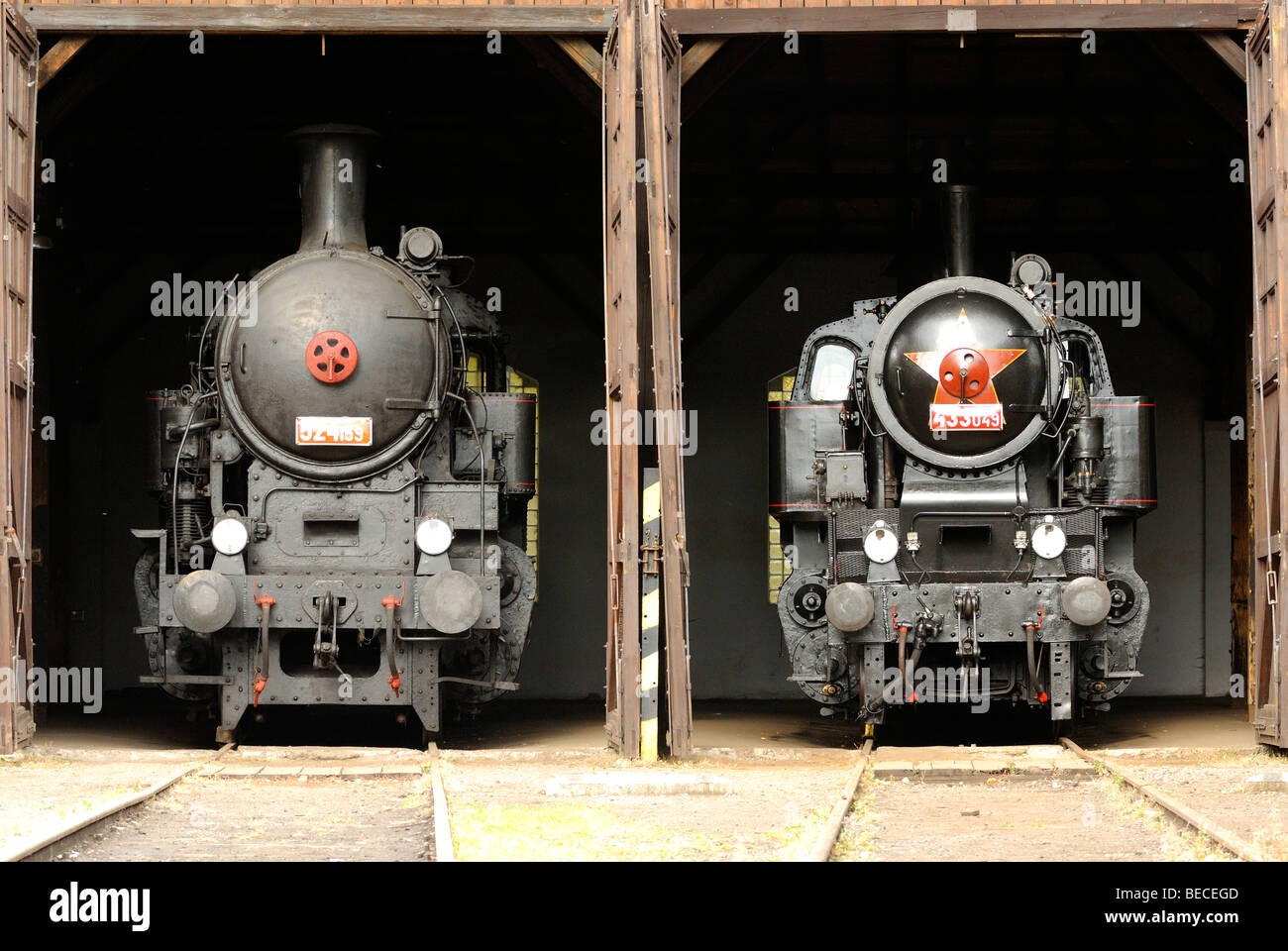 Steam Locomotive coal tank engine railway Stock Photo - Alamy