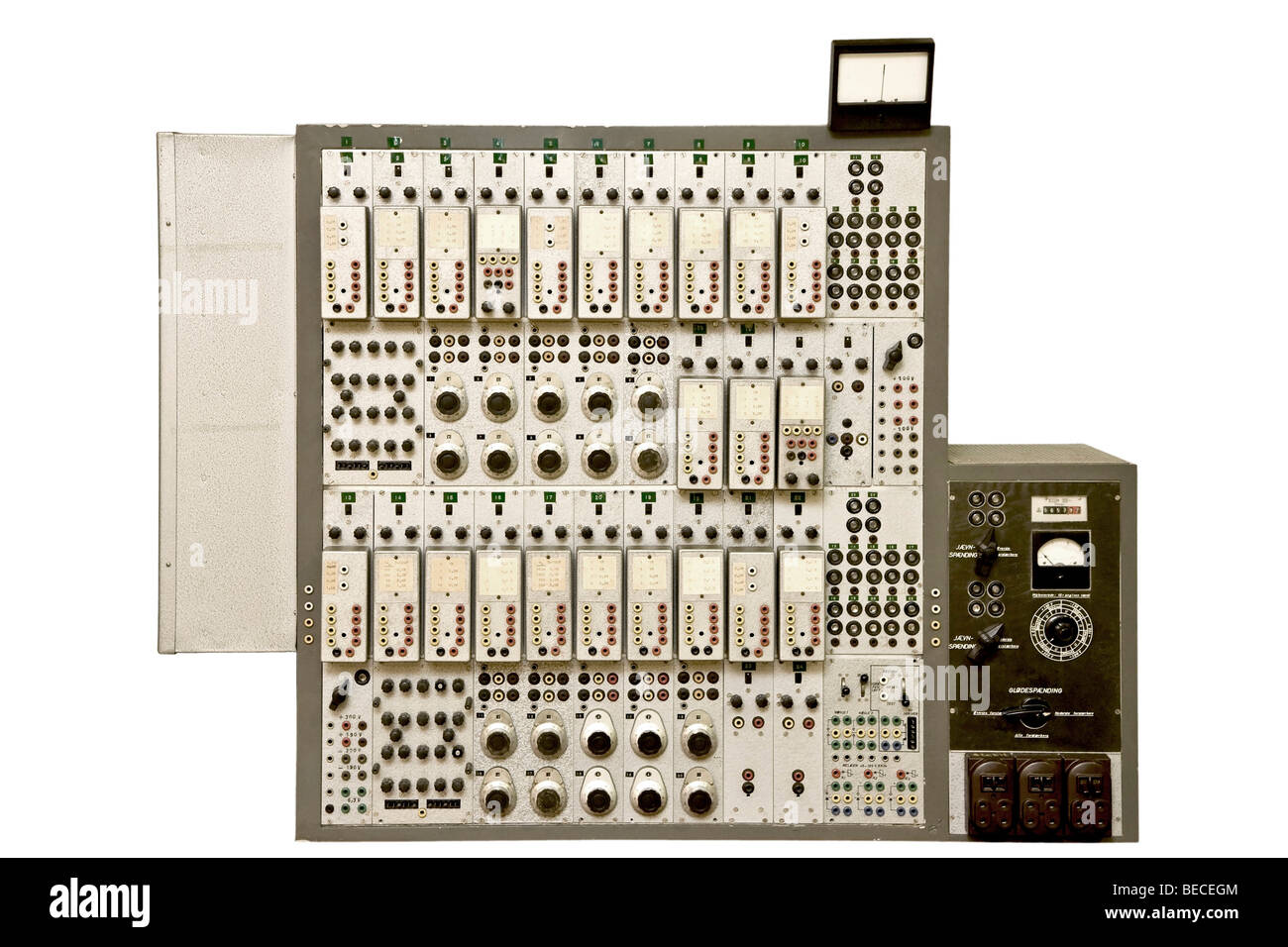 Old industrial console Stock Photo - Alamy