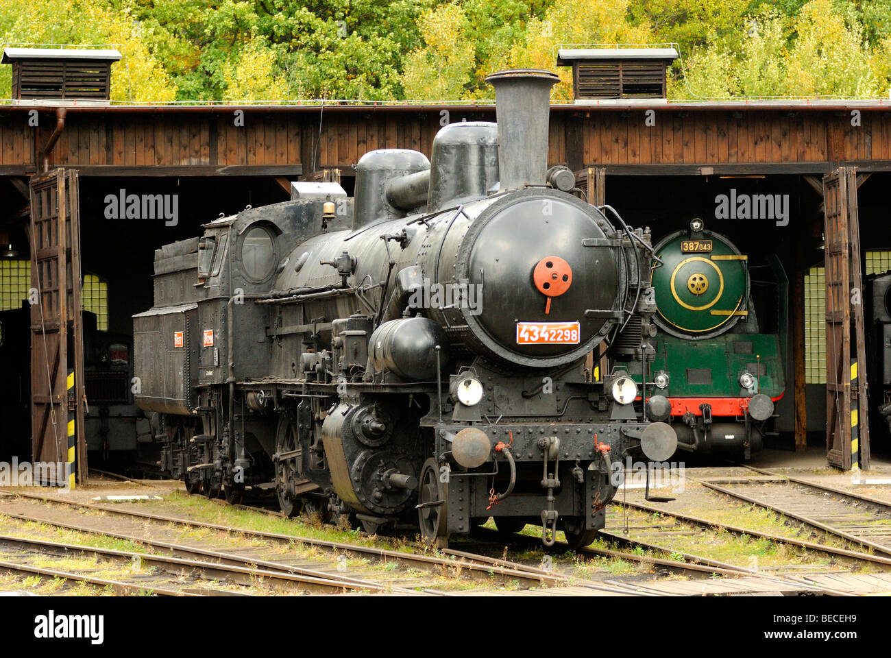 Steam Locomotive coal tank engine railway Stock Photo - Alamy