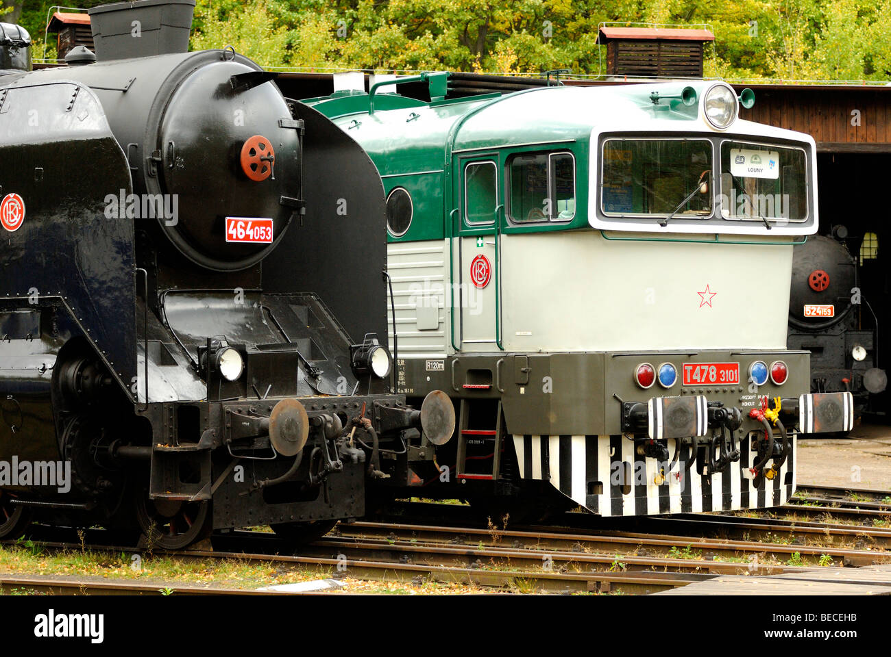 Steam Locomotive coal tank engine railway Stock Photo - Alamy