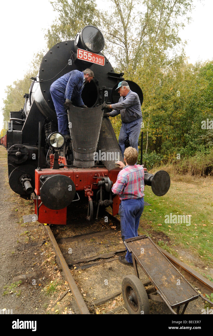 Steam Locomotive coal tank engine railway Stock Photo - Alamy