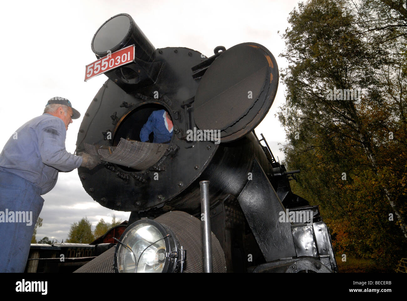 Steam Locomotive coal tank engine railway Stock Photo - Alamy