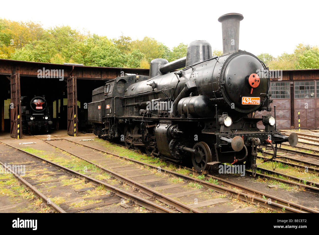 Steam Locomotive coal tank engine railway Stock Photo - Alamy