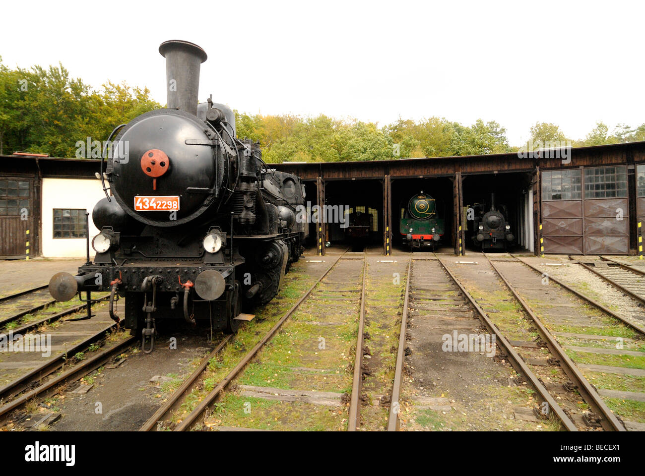 Steam Locomotive coal tank engine railway Stock Photo - Alamy