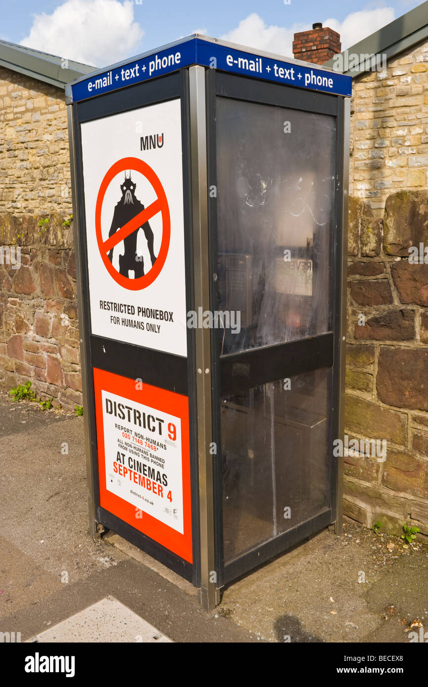 Phone box advert hi-res stock photography and images - Alamy