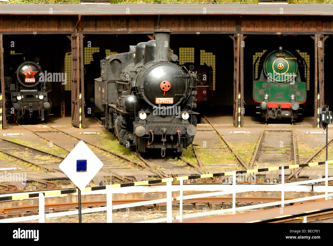 Steam Locomotive coal tank engine railway Stock Photo - Alamy