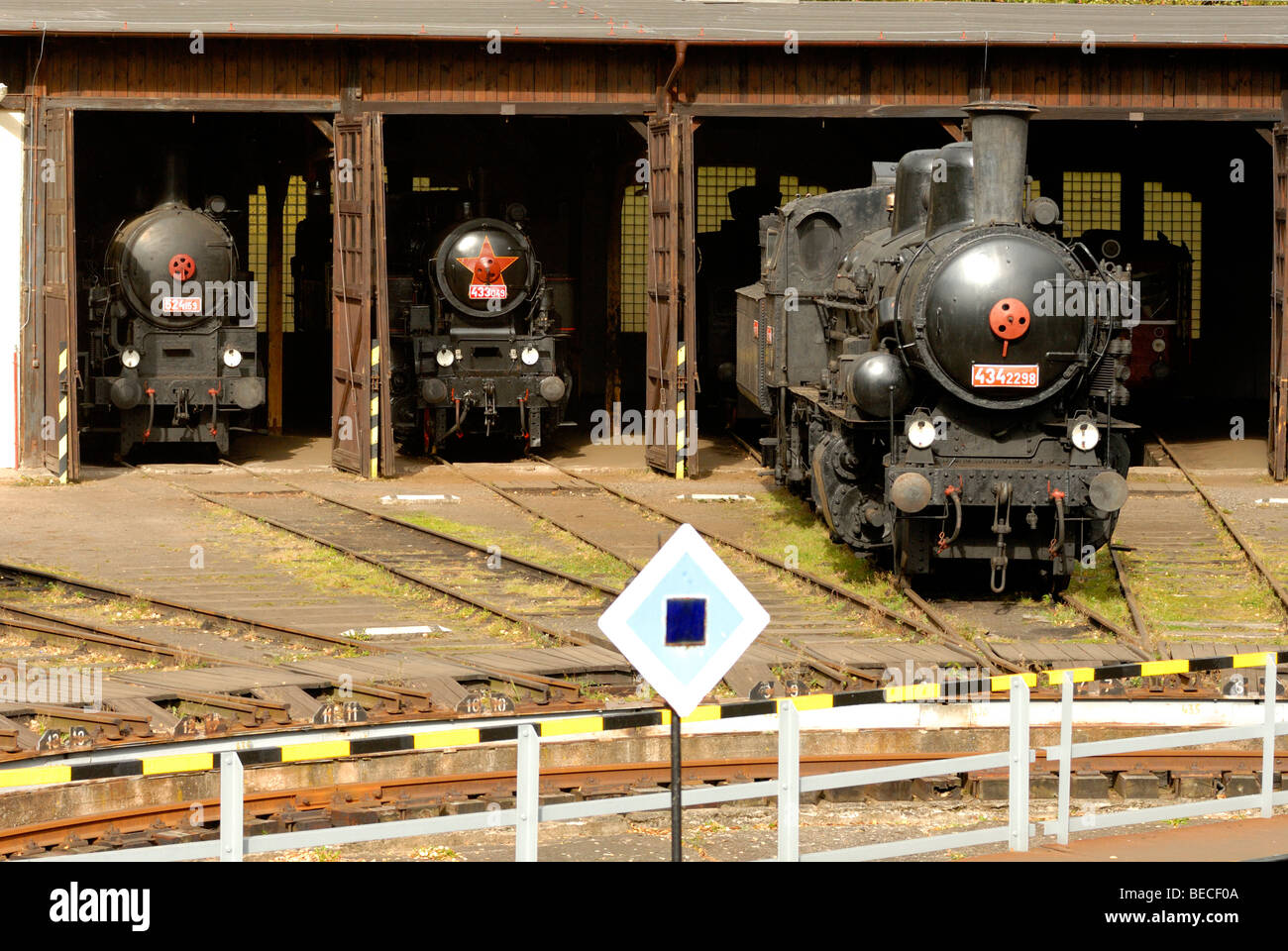 Steam Locomotive coal tank engine railway Stock Photo - Alamy