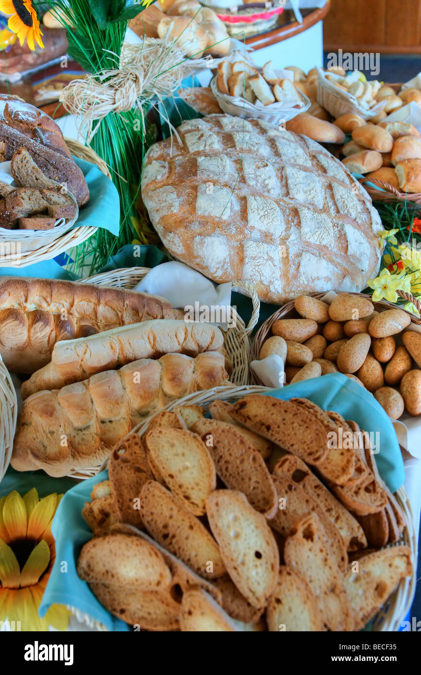 Fresh food and bakery Stock Photo - Alamy