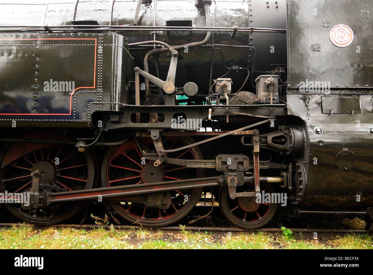 Steam Locomotive coal tank engine railway Stock Photo - Alamy