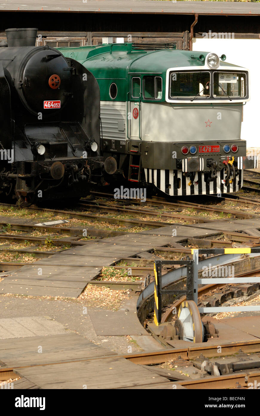 Steam Locomotive coal tank engine railway Stock Photo - Alamy