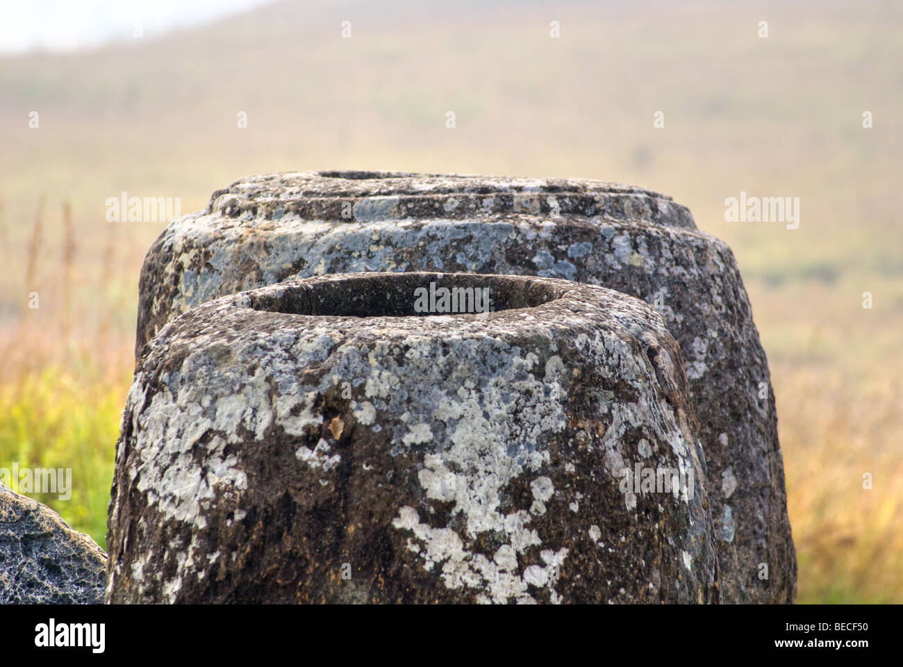 Plain of Jars, Phonsavan, Laos. A Unesco World Heritage Site Stock ...
