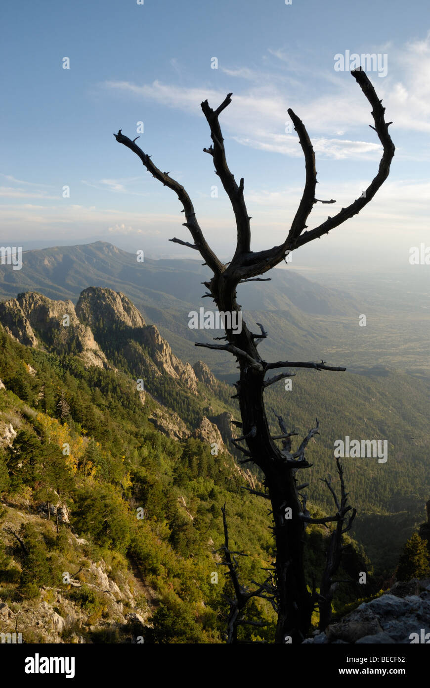 A view from Sandia Peak, Albuquerque, New Mexico, USA Stock Photo - Alamy