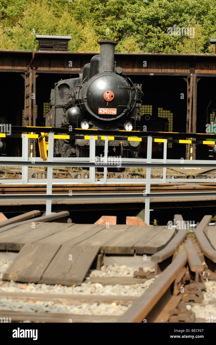 Steam Locomotive coal tank engine railway Stock Photo - Alamy