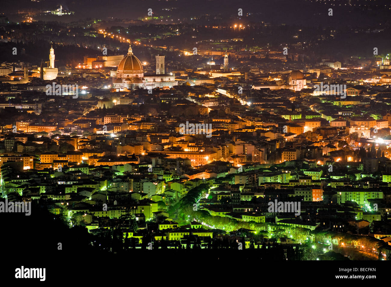 View from balcony at night hi-res stock photography and images - Alamy