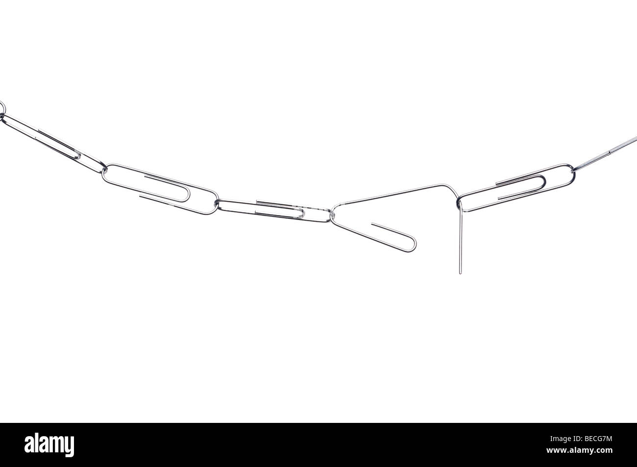 Paperclip chain hi-res stock photography and images - Alamy