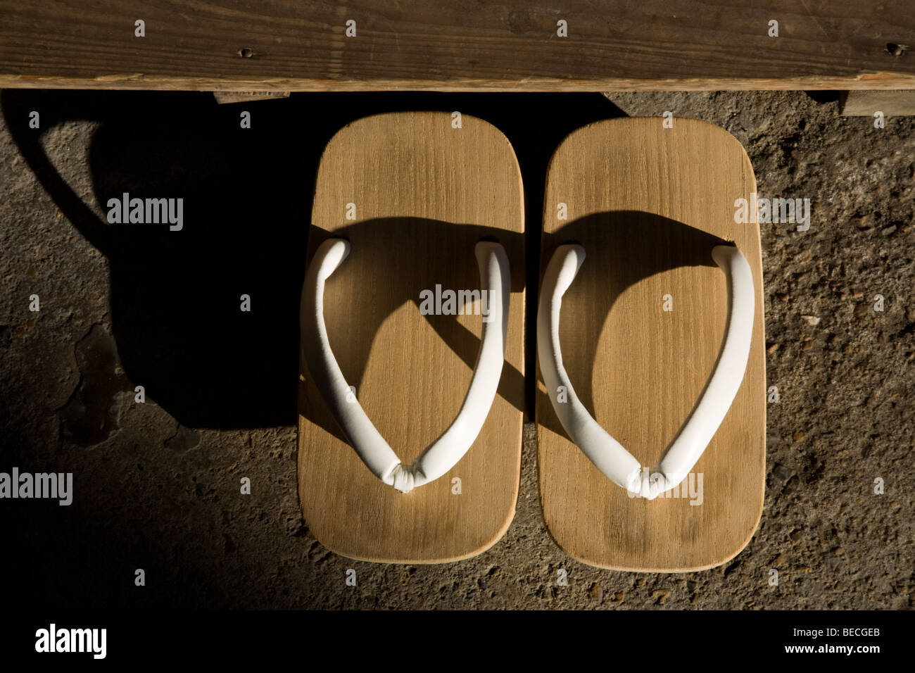 Geta, Japanese Clogs or Japanese Sandals Stock Photo - Alamy