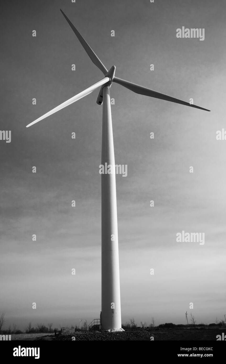 Hydro electric wind farm Stock Photo - Alamy