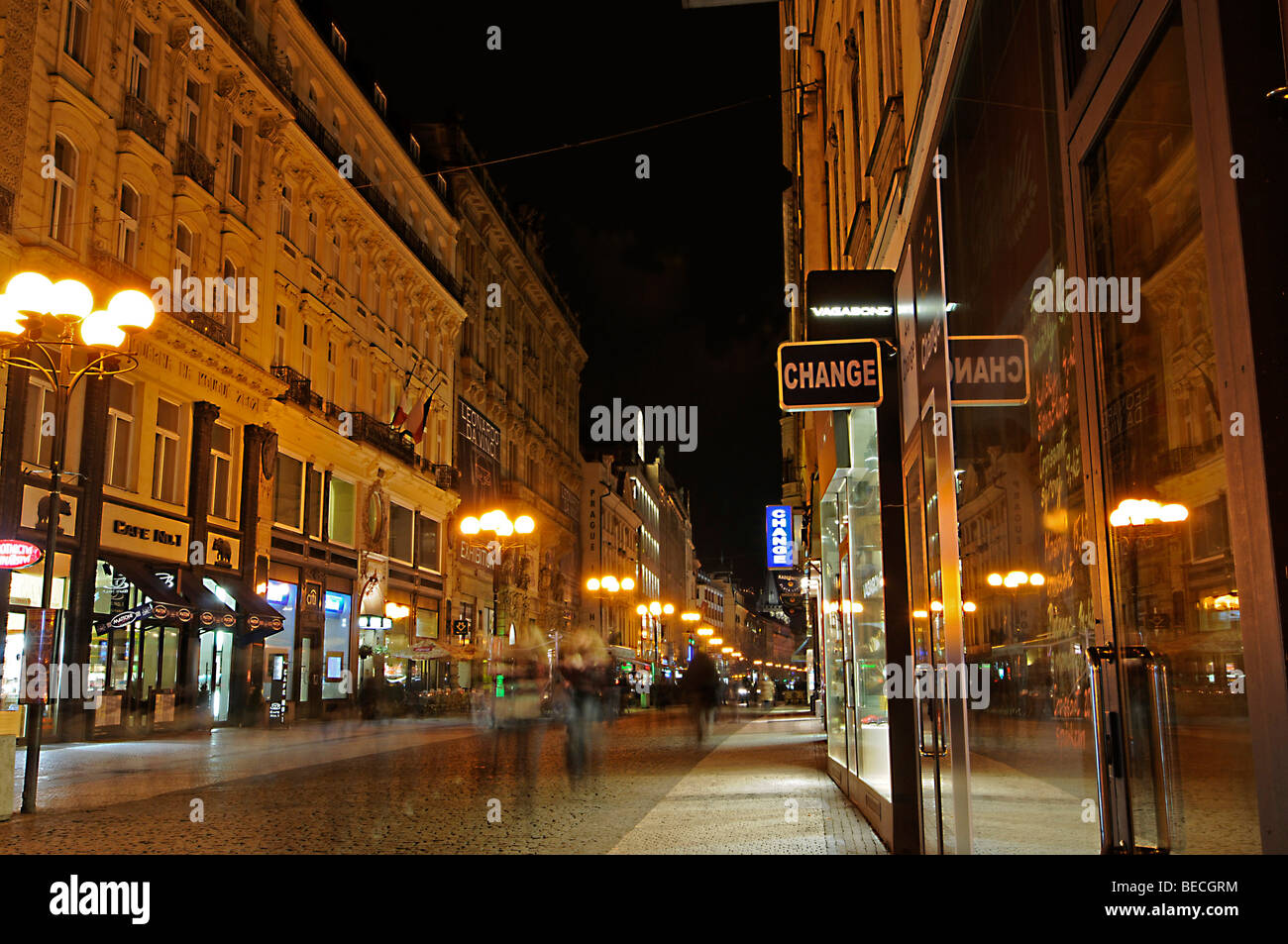 Shopping area, Prague, Czech Republic, Europe Stock Photo - Alamy