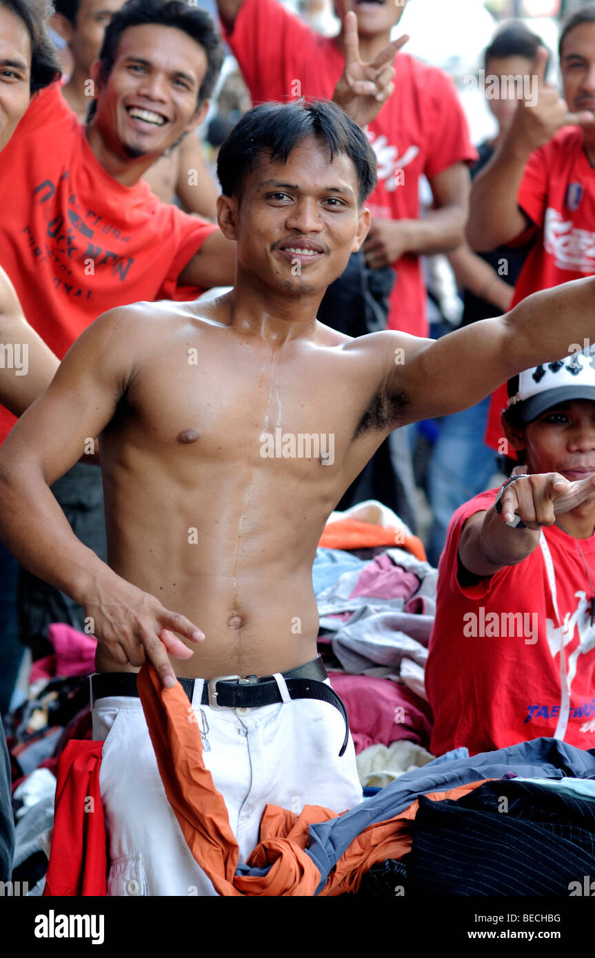 man near cogon market cagayan de oro, mindanao philippines Stock Photo ...