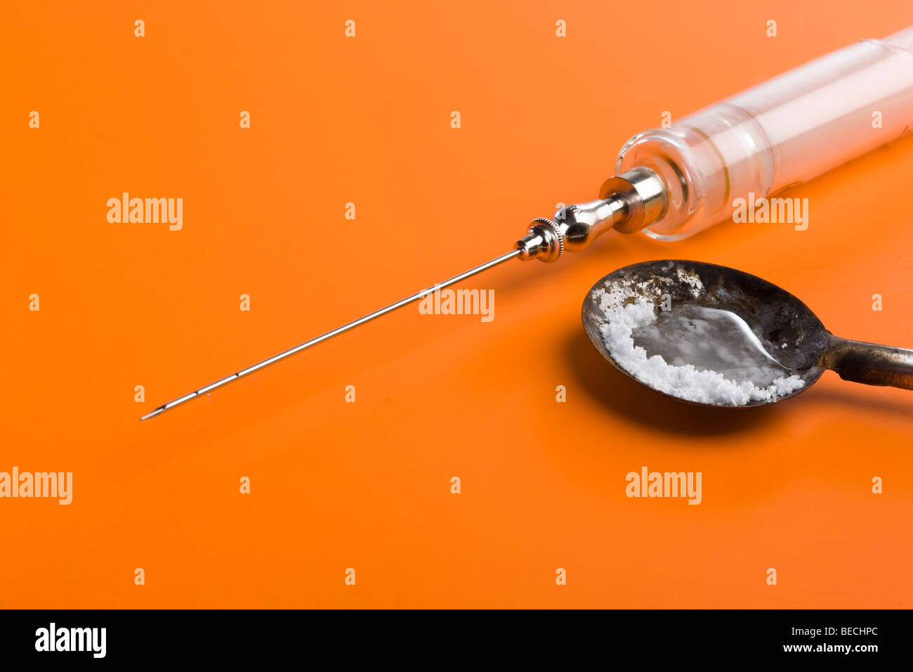 Heroin needle hi-res stock photography and images - Alamy
