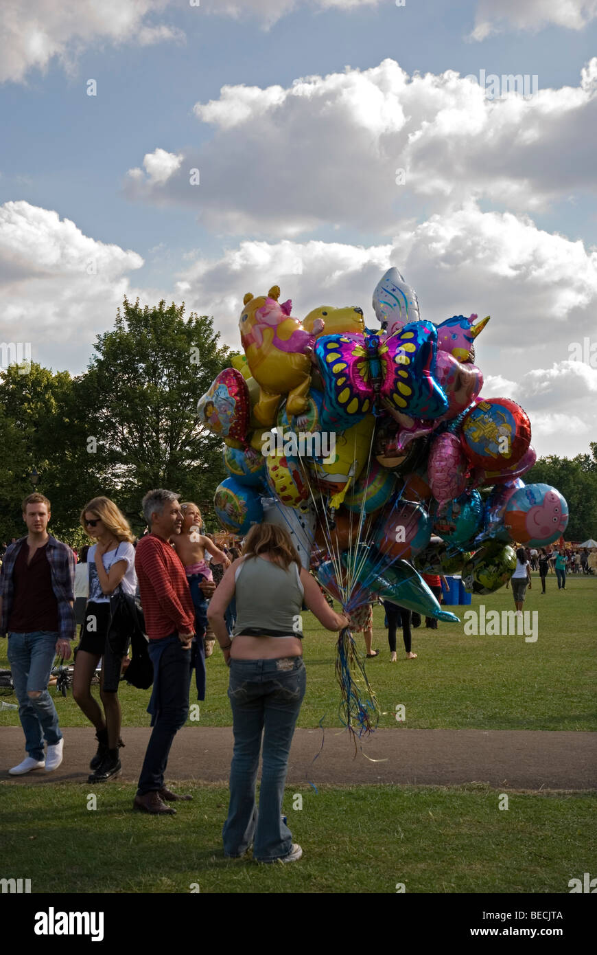 Paradise Gardens Festival at Victoria Park in Hackney, East London ...