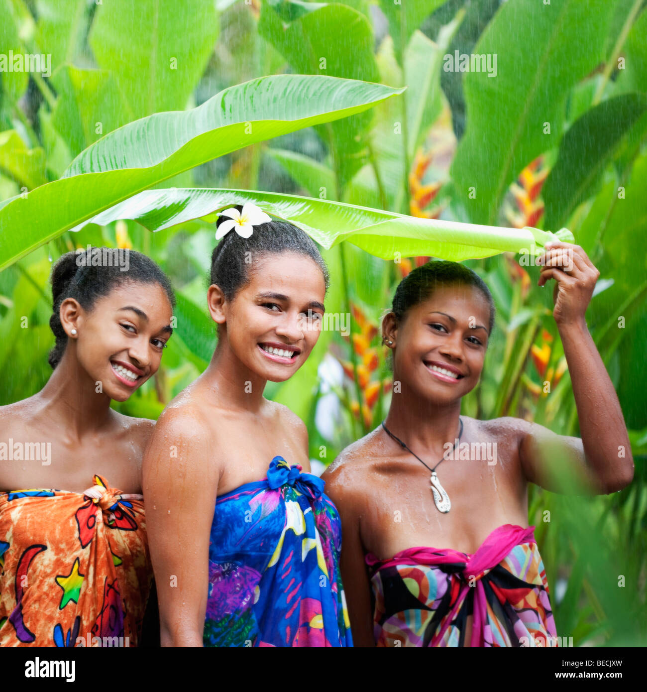 Fijian girls hi-res stock photography and images - Alamy