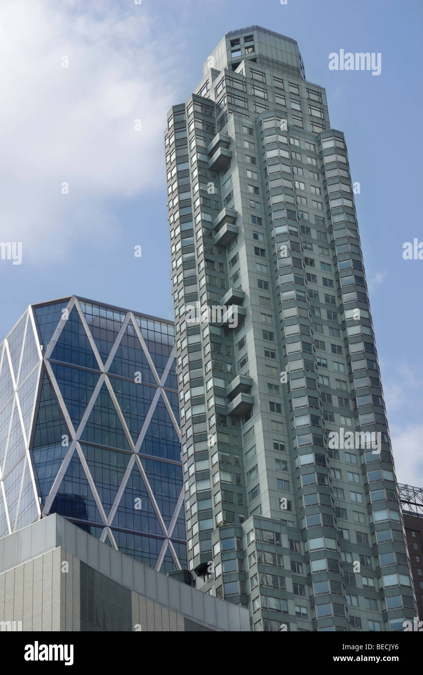 Skyscraper on Columbus Circle, New York, USA Stock Photo - Alamy