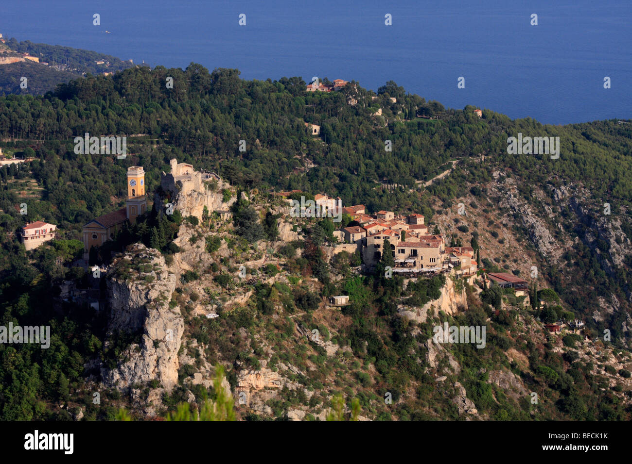 Eze Village, Cote d'Azur, Alpes Maritimes, France, Europe Stock Photo ...