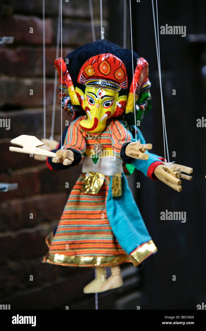 Carved wooden puppets hi-res stock photography and images - Alamy