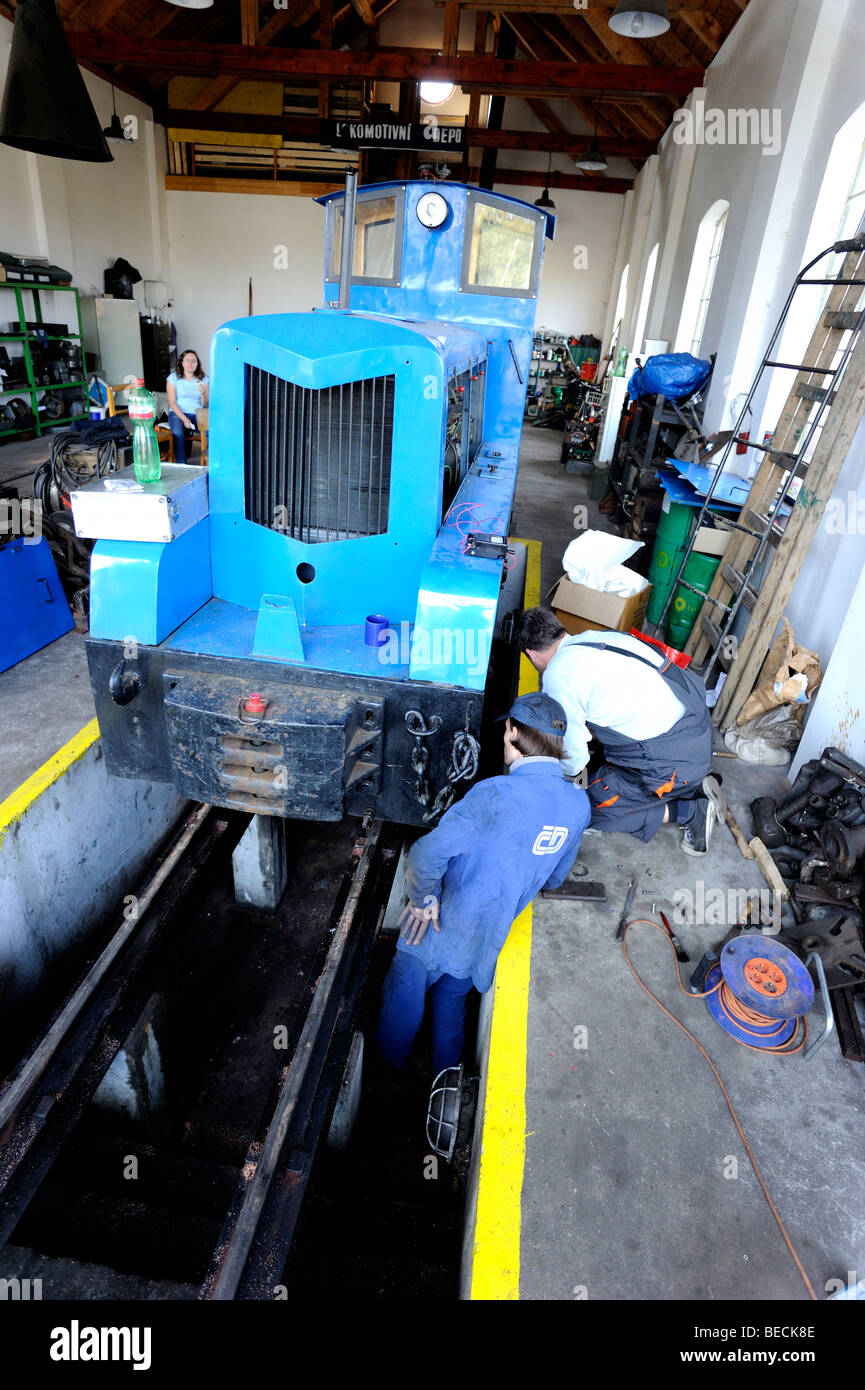 Steam Locomotive coal tank engine railway Stock Photo - Alamy