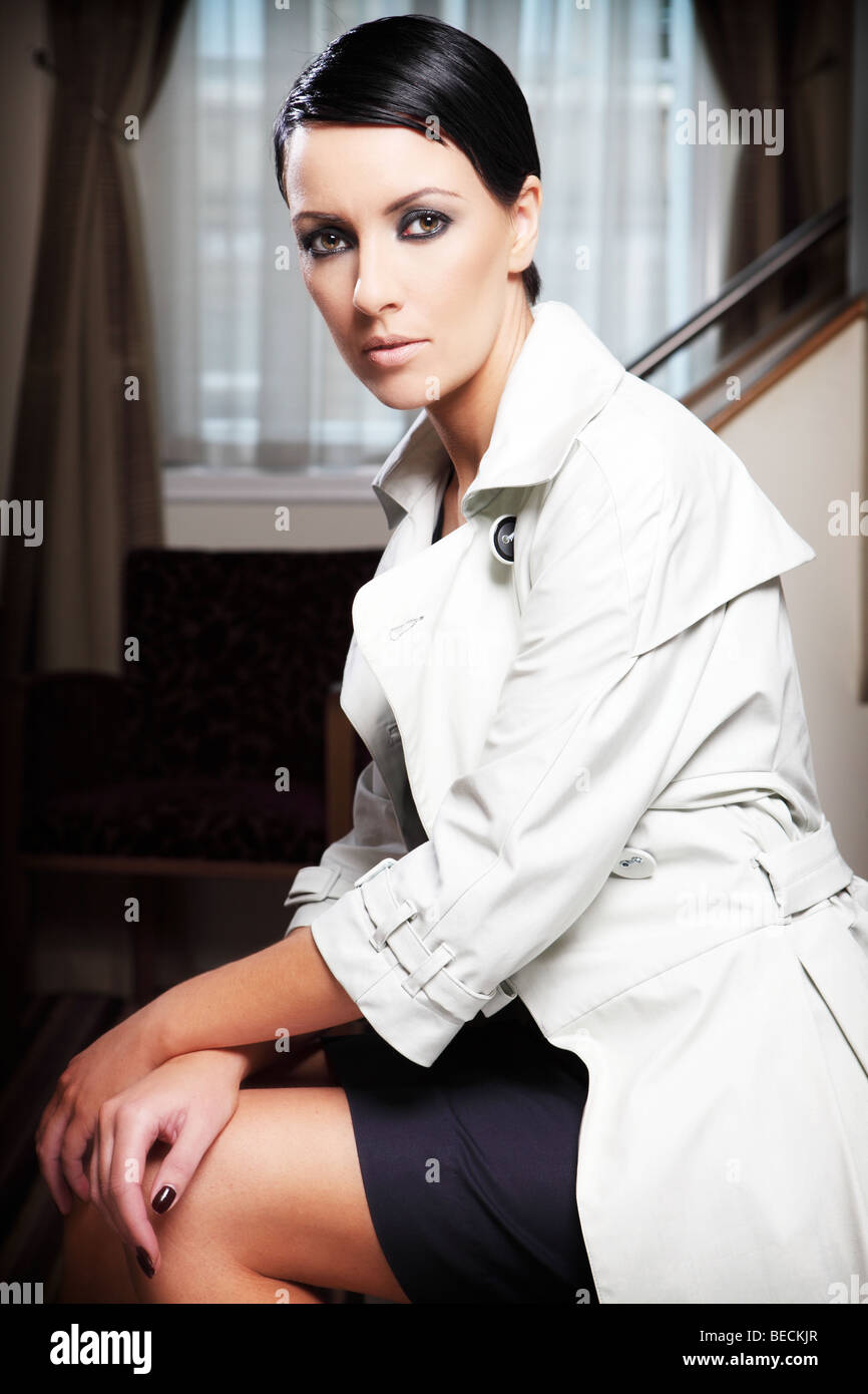 beauty portrait of a female model Stock Photo - Alamy