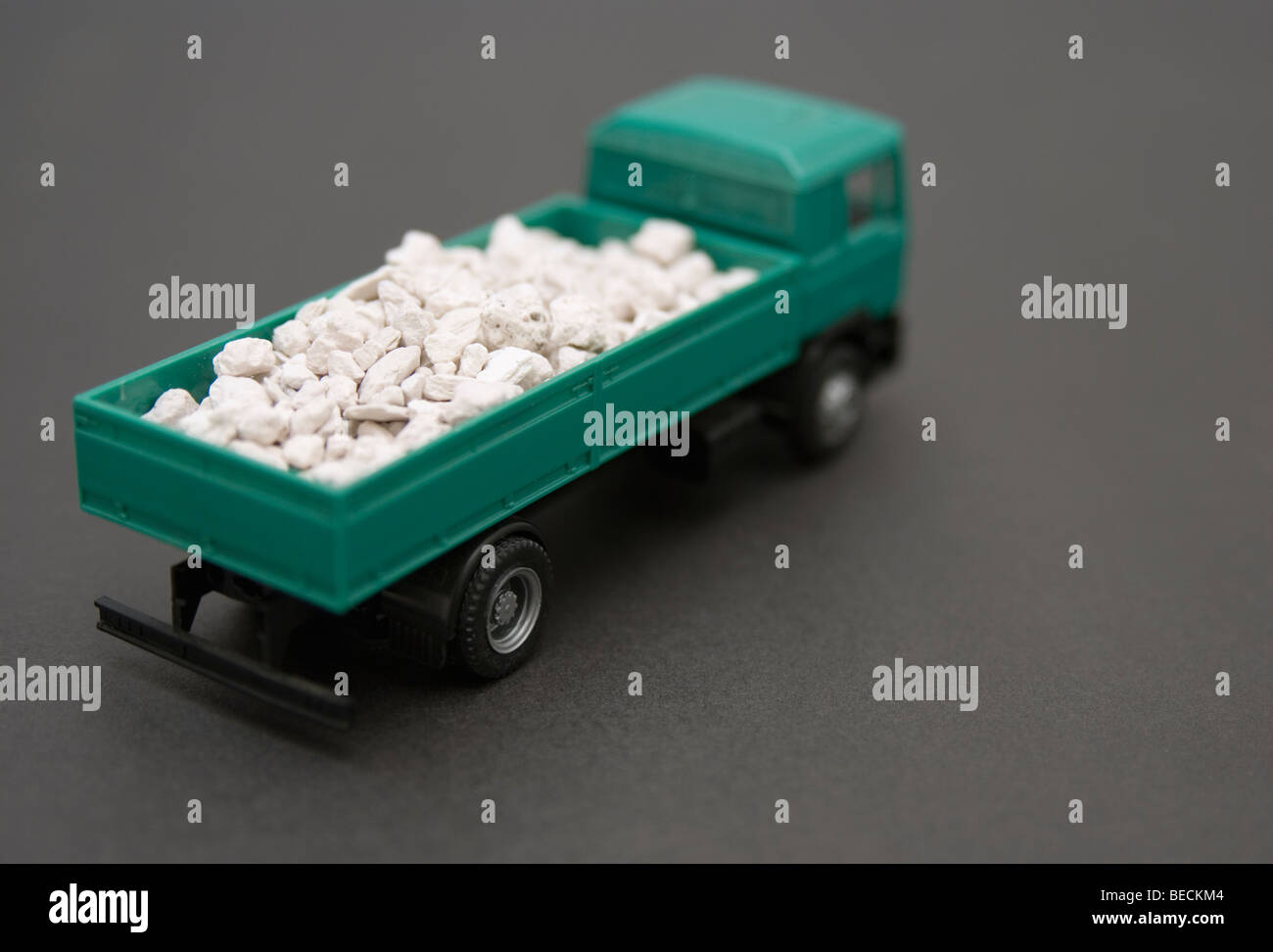 truck with a load of stones Stock Photo - Alamy